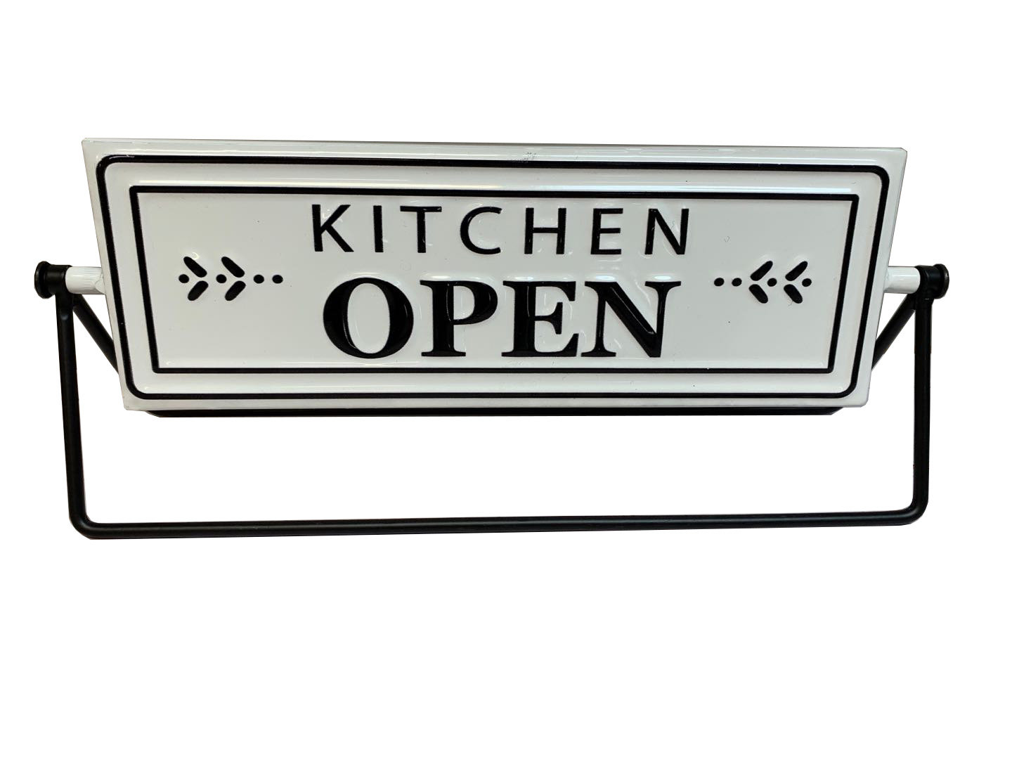 Gracie Oaks Lizeth Kitchen Open/Closed Rotating Table Top Sign ...