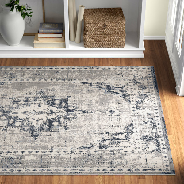 Three Posts Stephentown Grey/Cream Rug & Reviews | Wayfair.co.uk