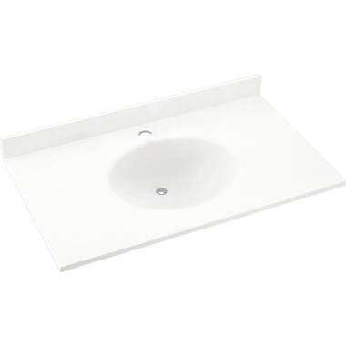 Swan 37'' Swanstone Single Bathroom Vanity Top with Sink | Wayfair