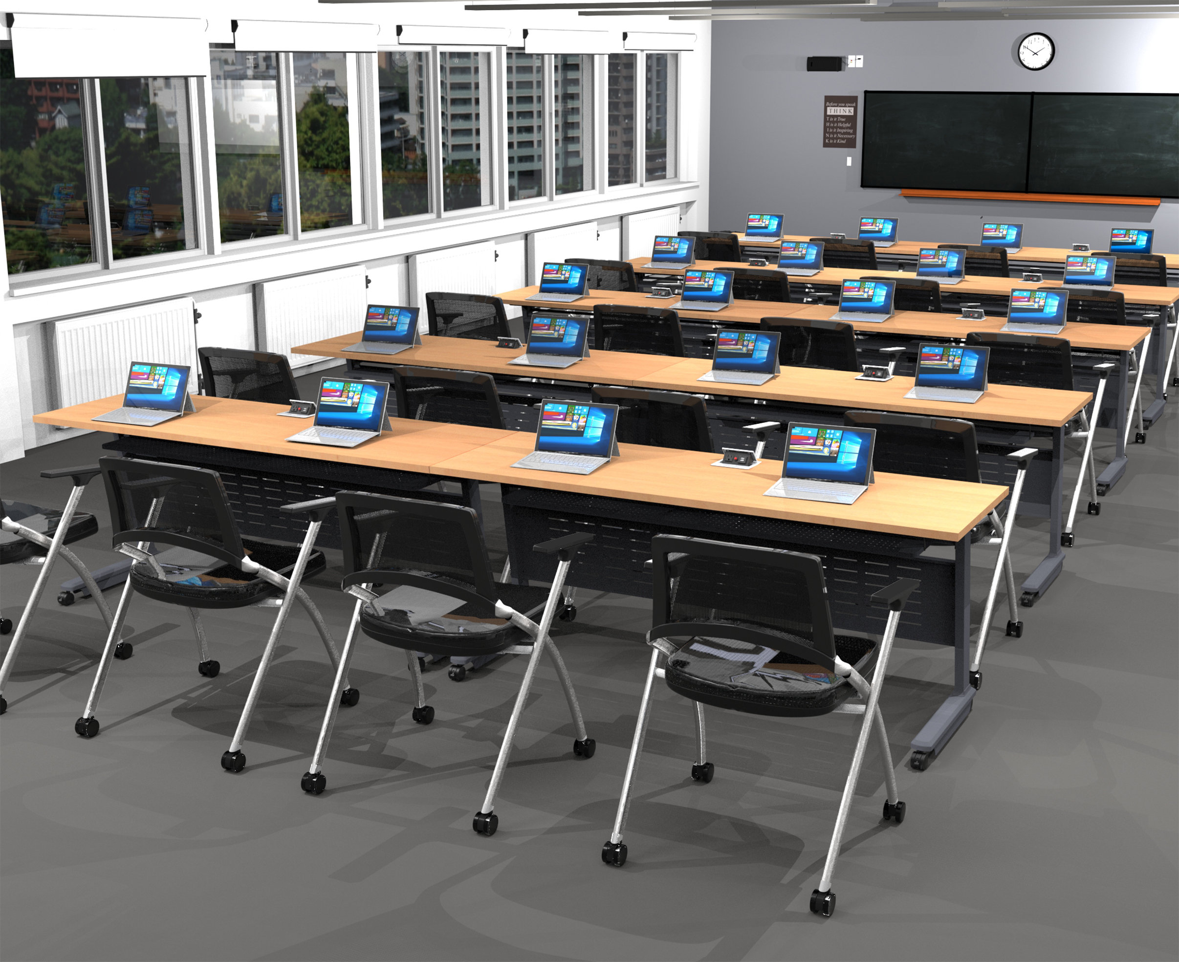 Inbox Zero Beniko 20 Person Training Meeting Seminar Tables with ...