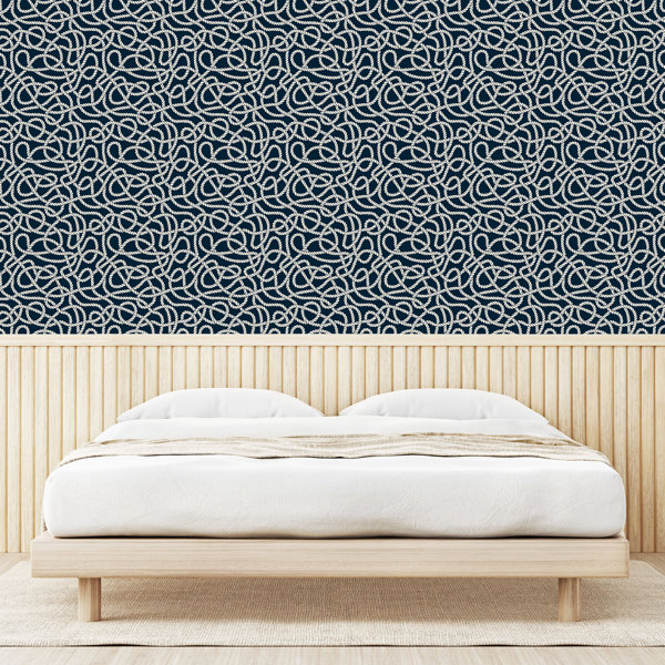 Breakwater Bay Agron Peel & Stick Geometric Wallpaper | Wayfair