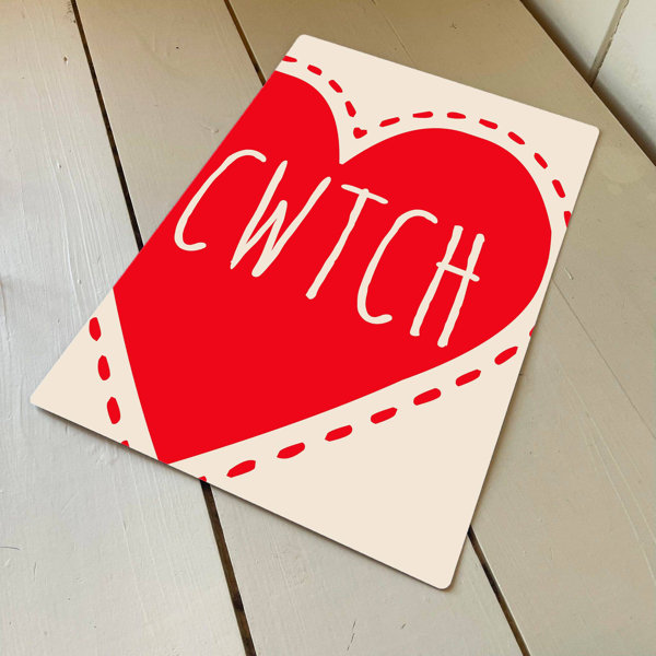 The Seasonal Aisle Cwtch Welsh Cuddle Wall Décor | Wayfair.co.uk