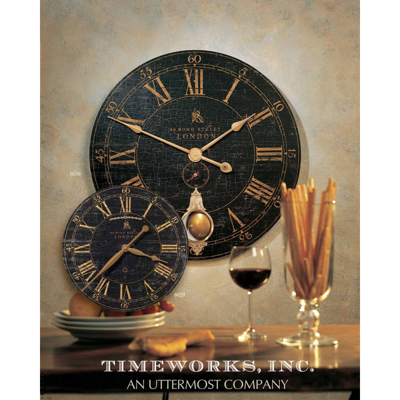 Greyleigh™ Haslingden Wood Wall Clock & Reviews | Wayfair