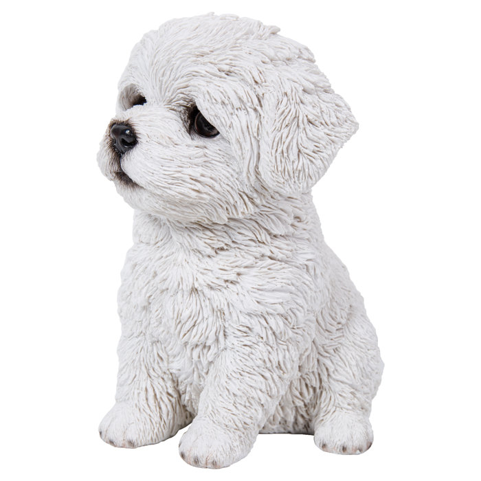 Hi-Line Gift Ltd. Maltese Puppy Statue & Reviews | Wayfair