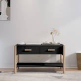 Ebern Designs Latwanda 104cm Wide 2 Drawer Highboard | Wayfair.co.uk