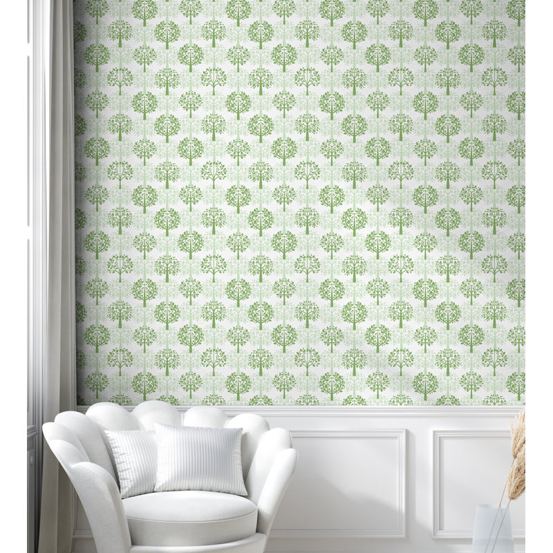 Winston Porter Jacqualyn Peel & Stick Geometric Wallpaper | Wayfair