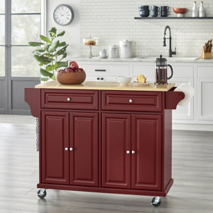 Wayfair | Red Kitchen Islands & Carts You'll Love in 2023