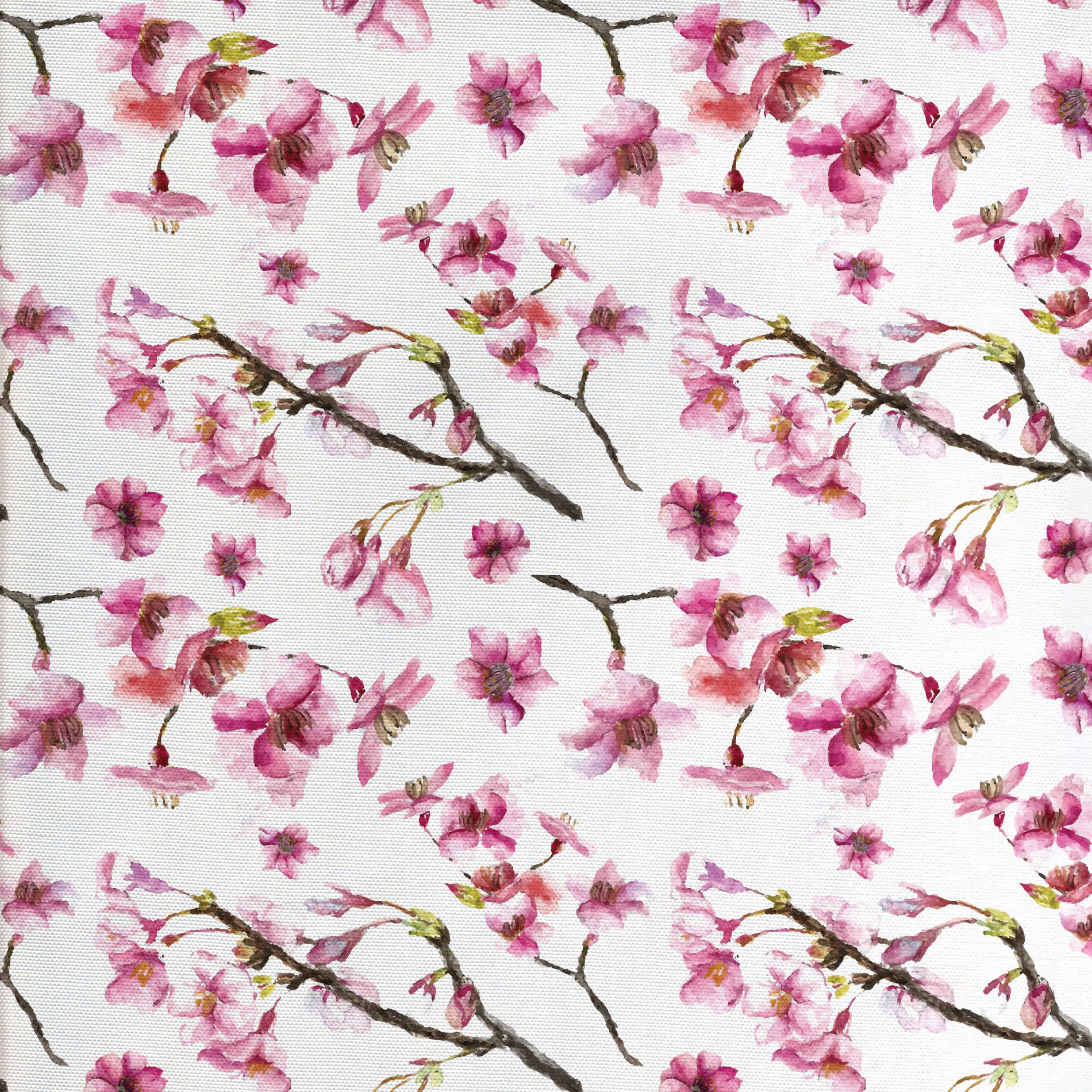 East Urban Home Cherry Blossom Fabric | Wayfair