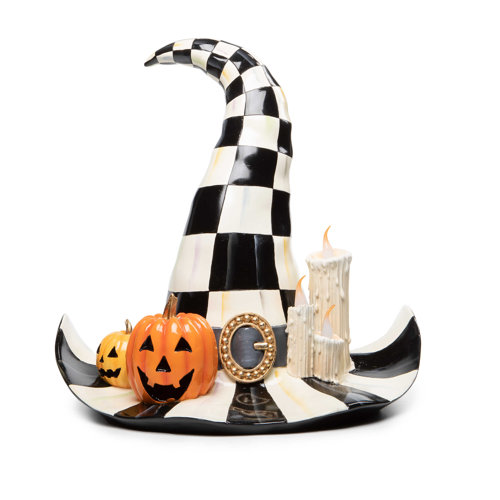 MacKenzie Childs Witch Illuminated Hat | Wayfair
