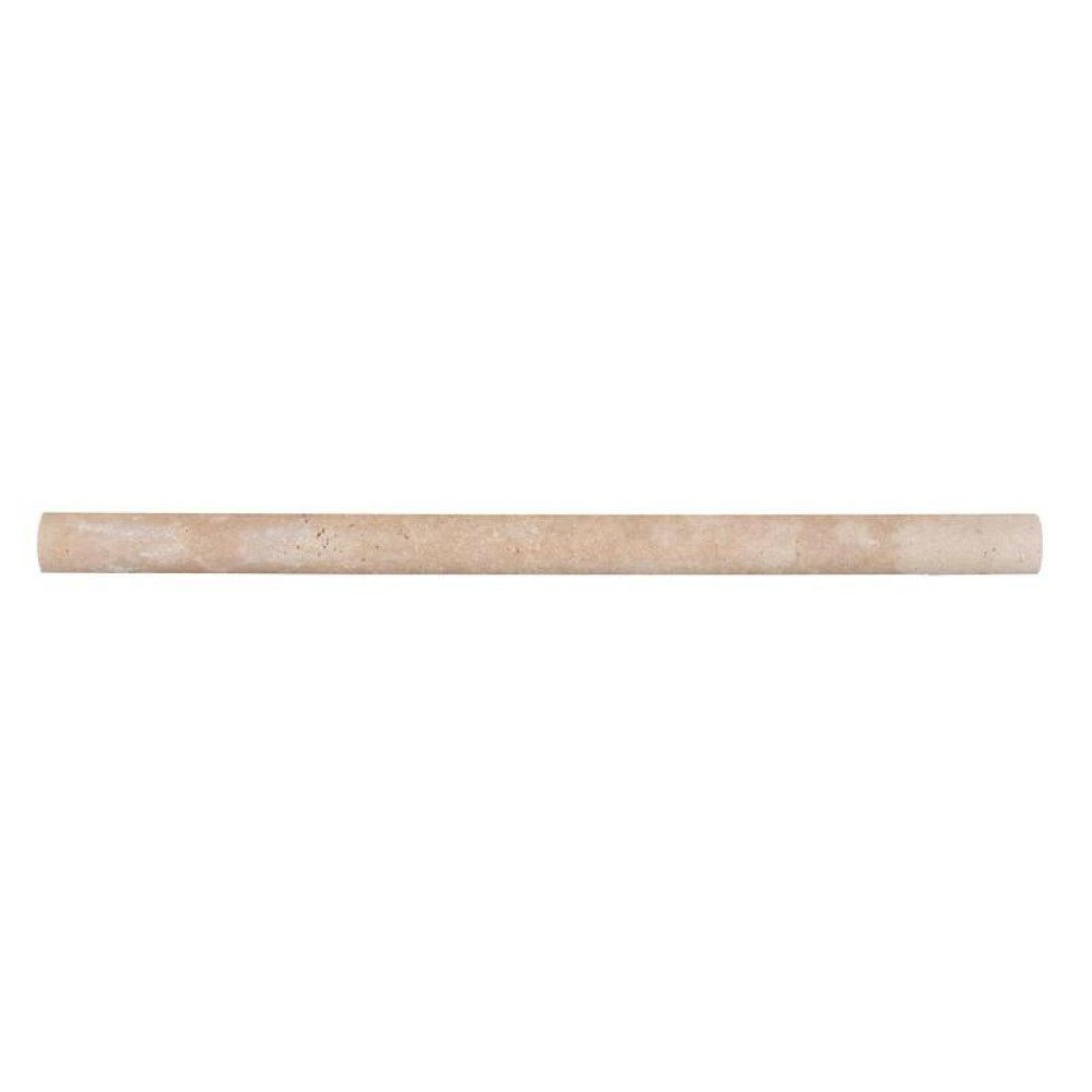 Tile & Mosaic Depot 12" x 0.75" Honed Travertine Pencil Liner Tile Trim ...