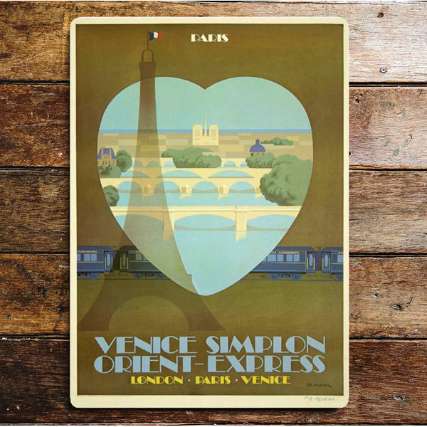 East Urban Home Venice Simplon Orient Express Wall Décor | Wayfair.co.uk
