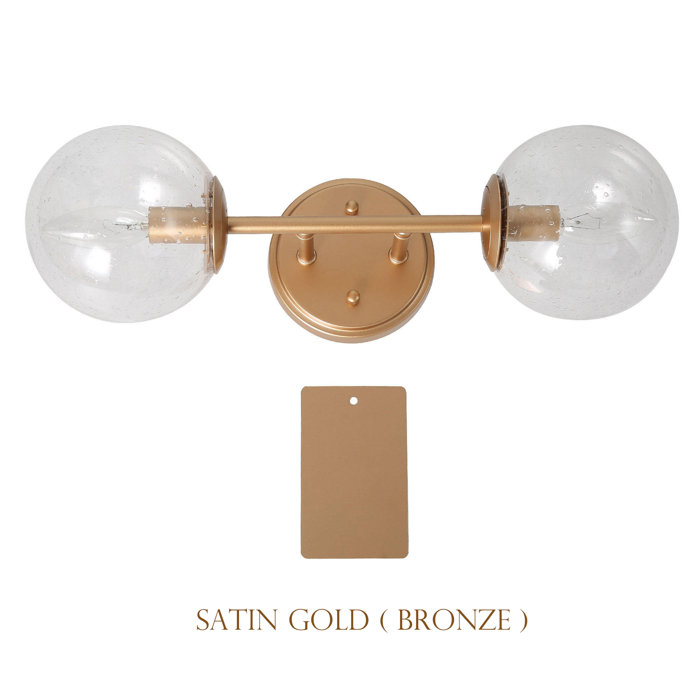 Greyleigh™ Ledger 2 - Light Dimmable Vanity Light & Reviews | Wayfair