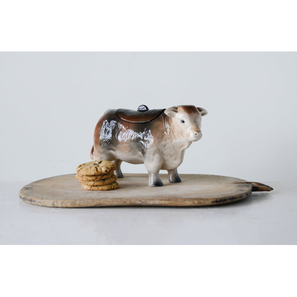 August Grove® Ceramic Cow Cookie Jar & Reviews | Wayfair