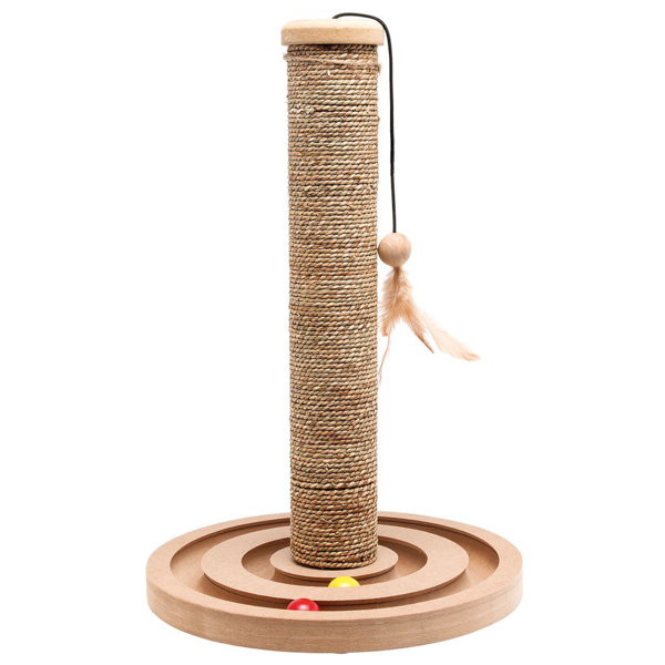 Archie & Oscar Flamingo Cat Scratching Post with Ball Track Brigitte 30 ...