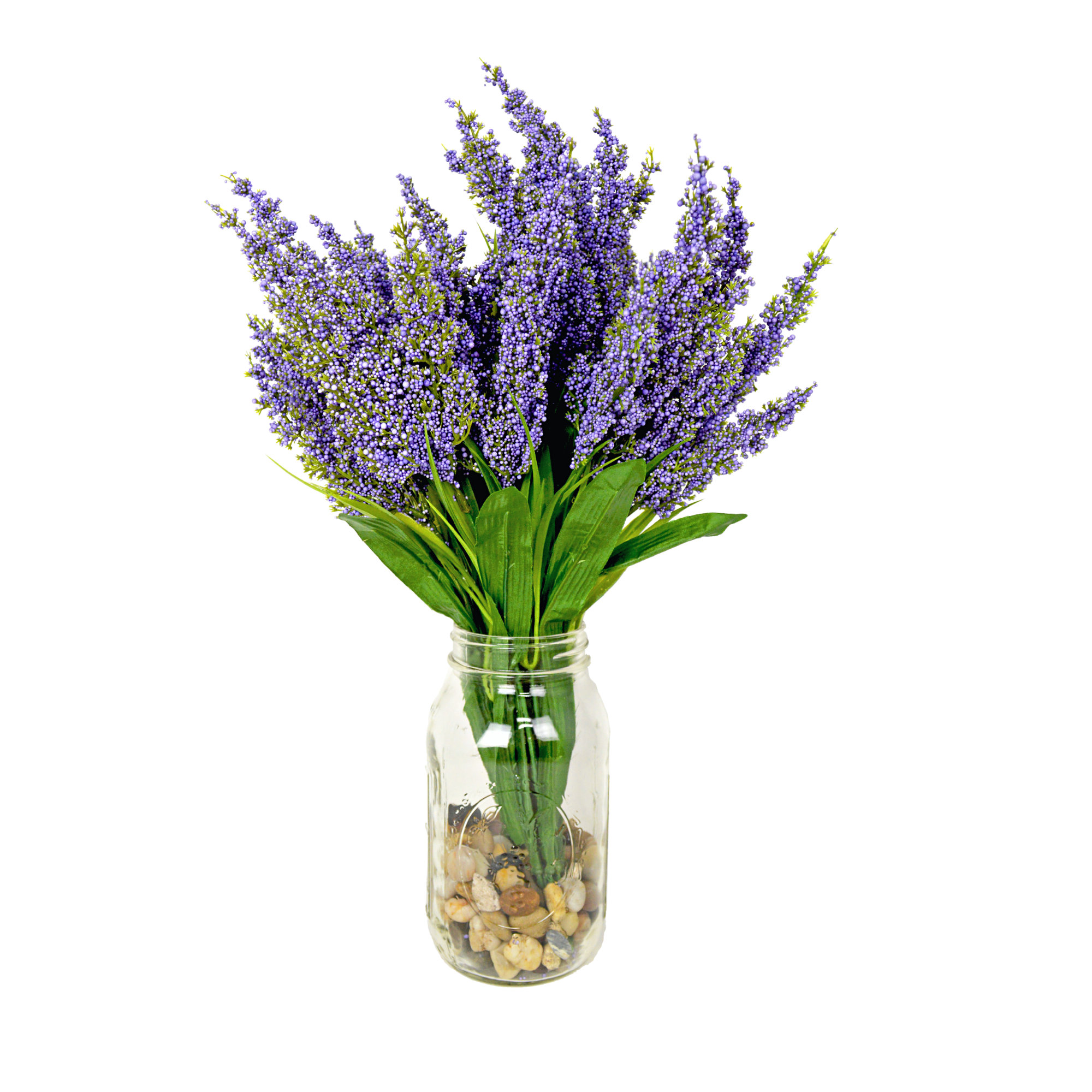 Primrue Heather Floral Arrangements in Jar | Wayfair