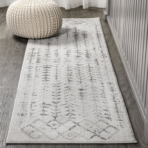 Union Rustic Boutte Performance Cream/Gray Rug & Reviews | Wayfair