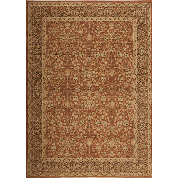 Samad Rugs International Reserve Handmade Hand-Knotted Wool Rust/Brown ...