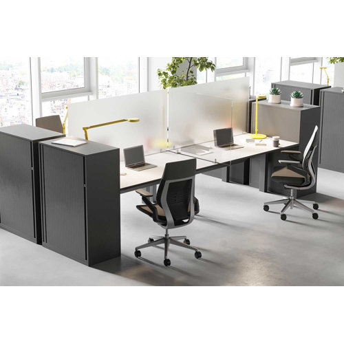 Ghent 1 Panel Desk Privacy Panel & Reviews | Wayfair