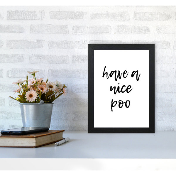 Poo Poster | Wayfair.co.uk