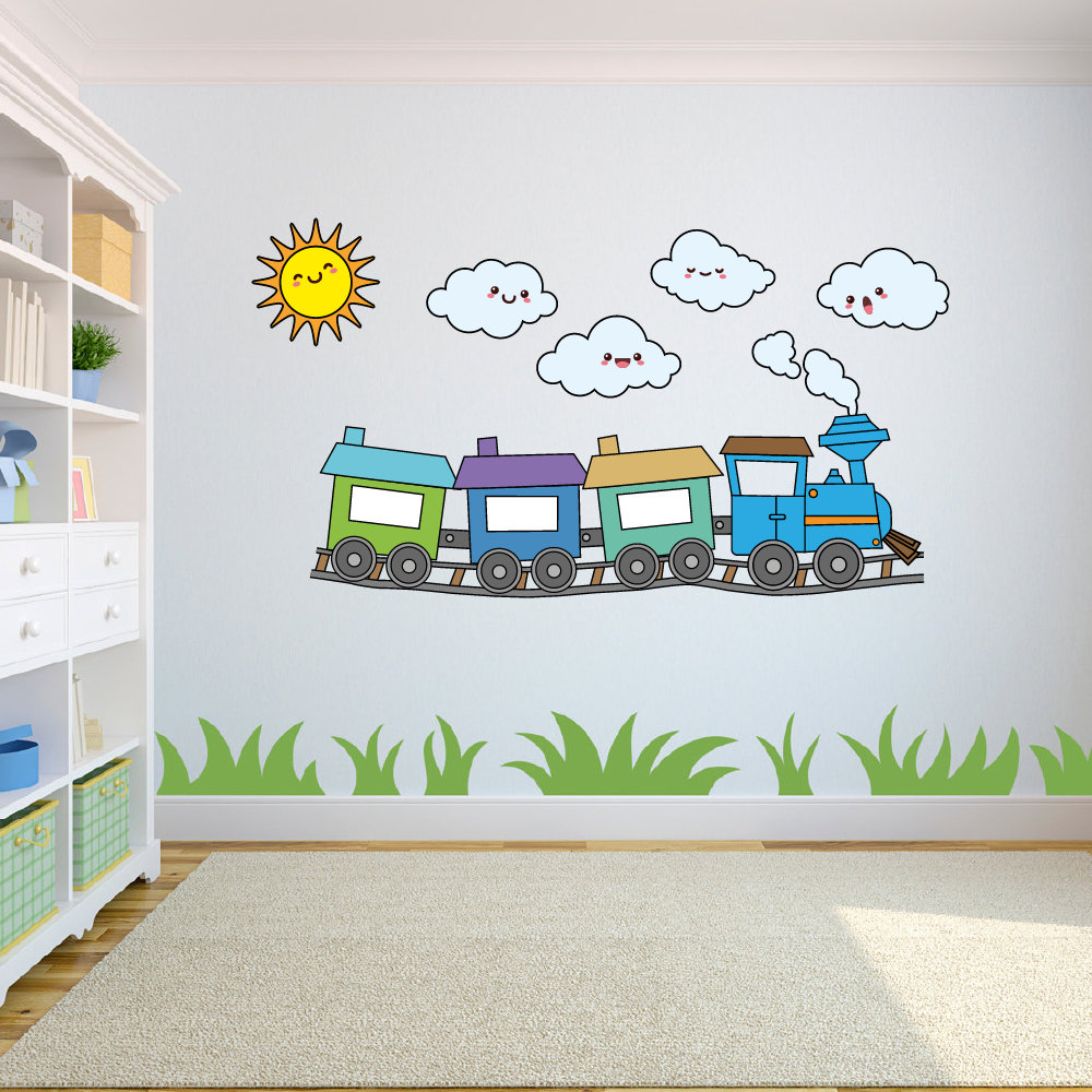 Mason & Marbles Toy Train Wall Decal | Wayfair