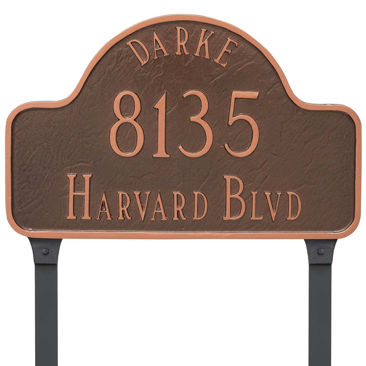 Montague Metal Products 3-Line Lawn Address Sign & Reviews | Wayfair