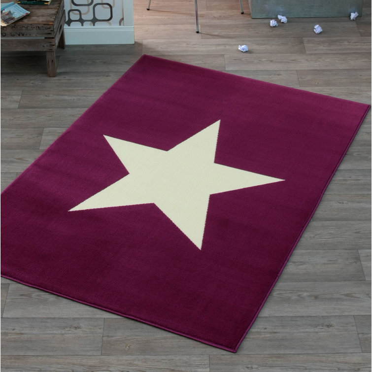 Hanse Home Star Purple/Cream Rug | Wayfair.co.uk