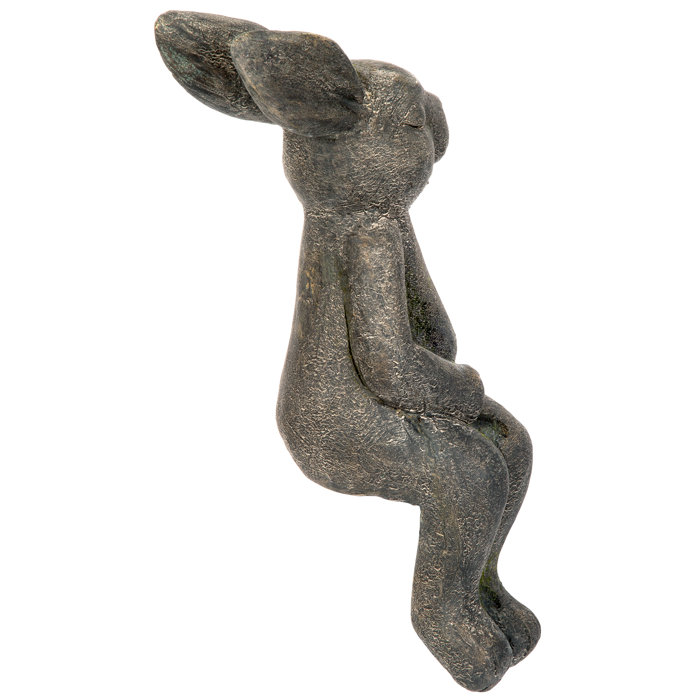 Design Toscano Residing Rabbit Sitting Bunny Statue & Reviews | Wayfair