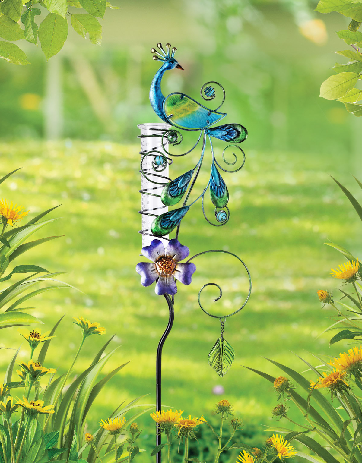 August Grove® Serdar Peacock Garden Stake & Reviews | Wayfair