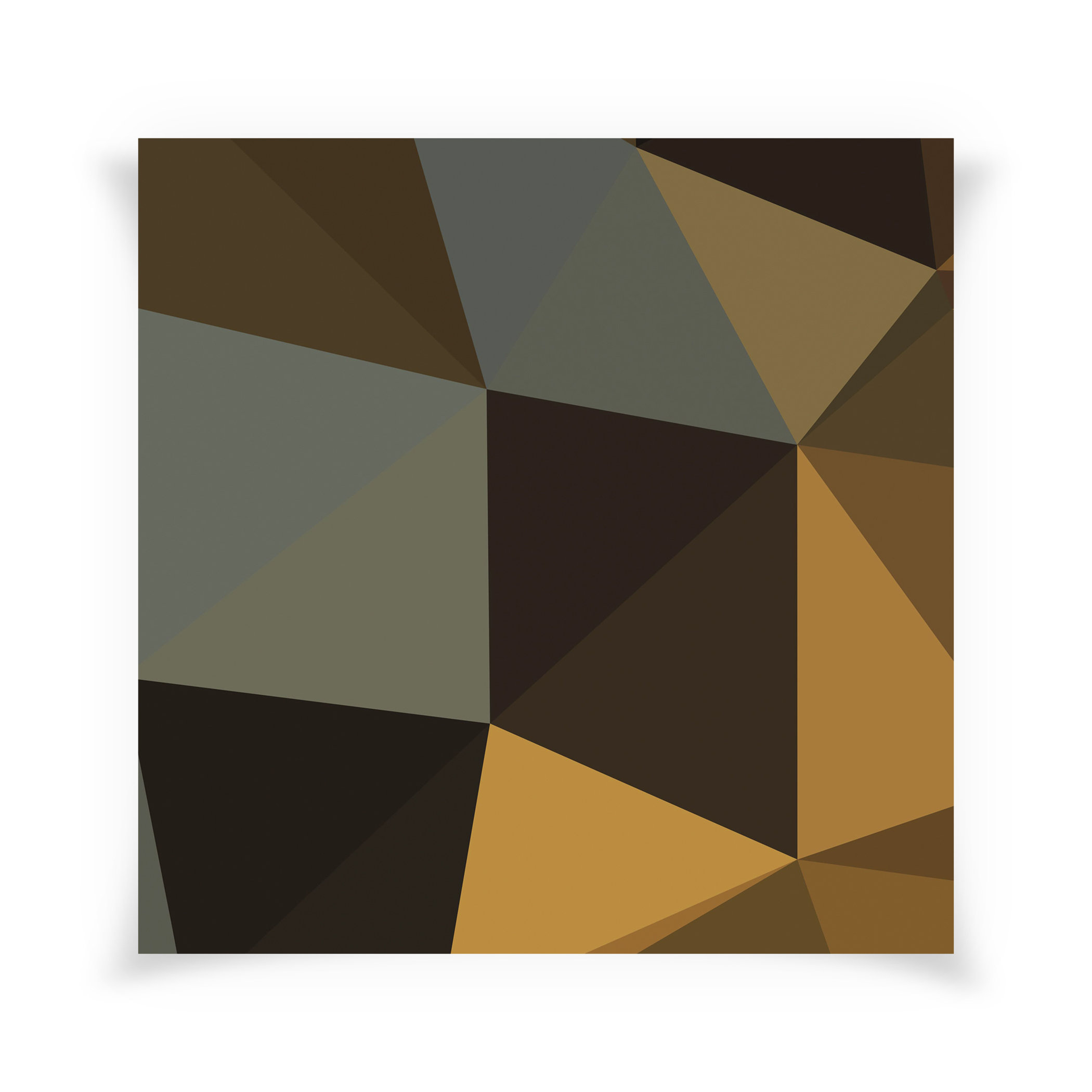 Wrought Studio Polygons 1 Polygons 1 Wall Art - Print | Wayfair