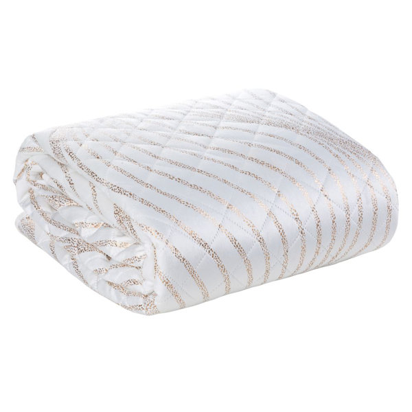 Fairmont Park Mingenew White Plain Weave Bedspread | Wayfair.co.uk