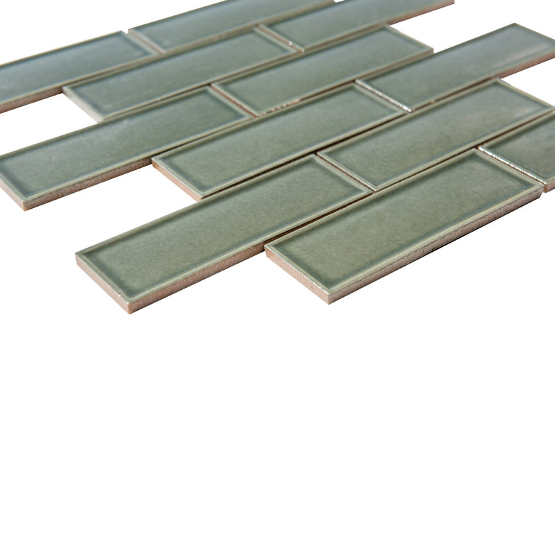 Parvatile (38178) Porcelain Brick Joint Mosaic Pattern Tile | Wayfair