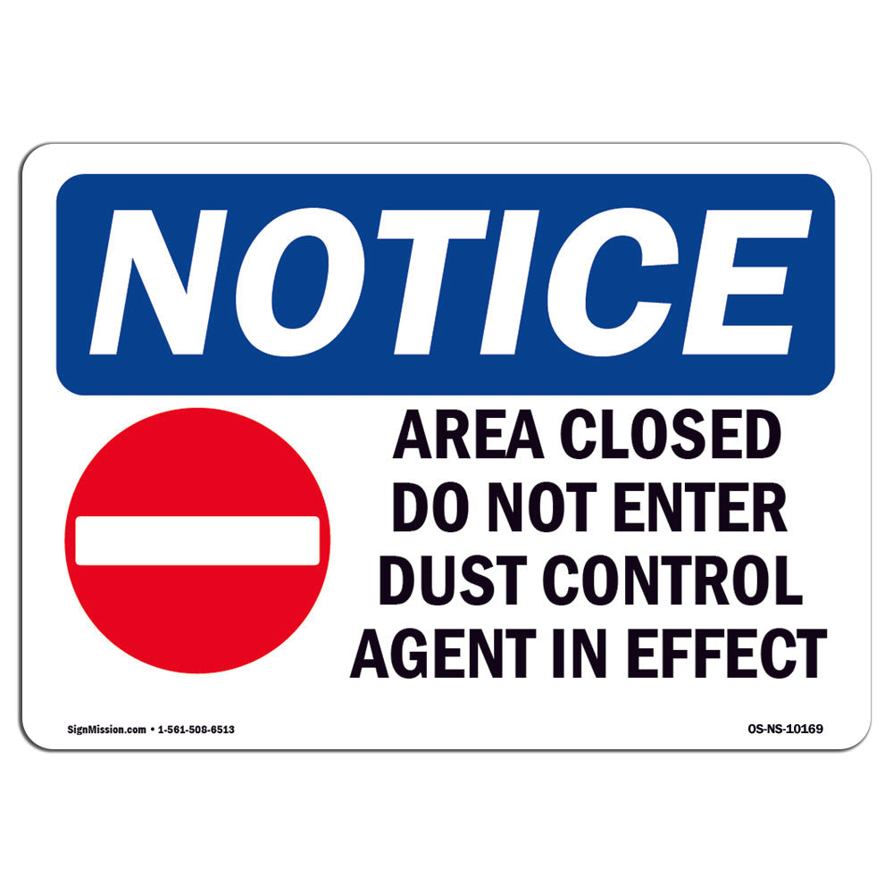 SignMission Area Closed Do Not Enter Dust Sign | Wayfair