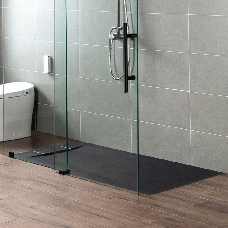 WoodBridge 48 In. L X 36 In. W Alcove Single Threshold Shower Pan Base ...
