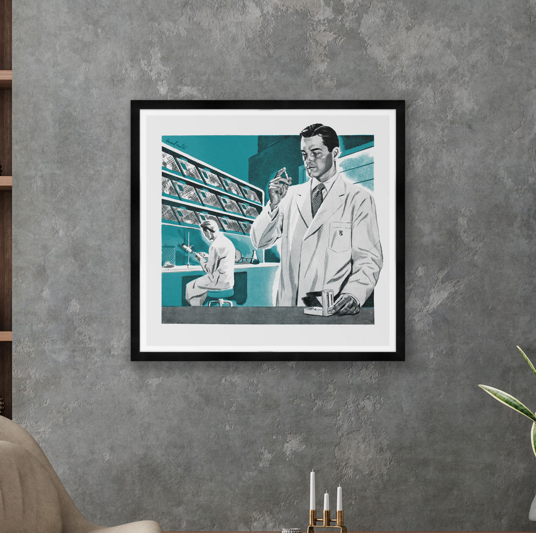 TK Home Pharmacy - Picture Frame Print | Wayfair