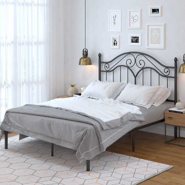 Lark Manor Alecia Metal Platform Bed & Reviews | Wayfair