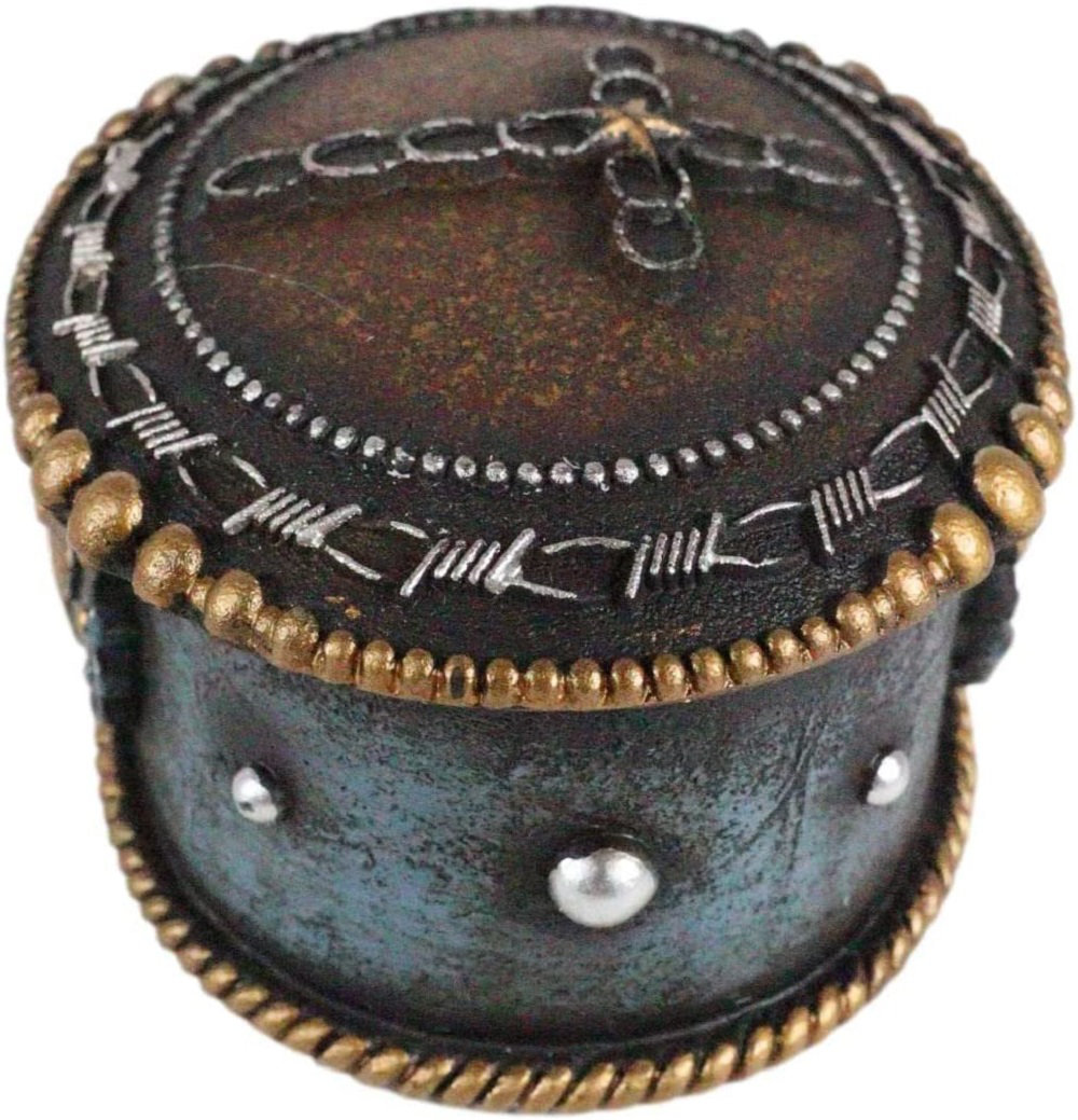 Bungalow Rose Rustic Western Cowboy Cowgirl Horseshoes Cross Golden ...