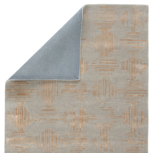 Mercer41 Kneeland Handmade Hand Tufted Gray/Gold Rug & Reviews | Wayfair