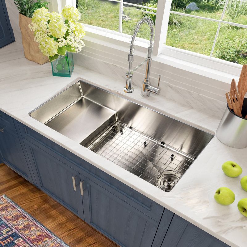Nantucket Sinks x Studio Dearborn Pro Series Undermount Stainless Steel ...