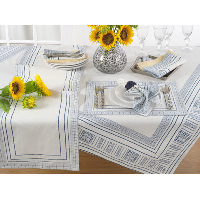 Union Rustic Dantzler Rectangular Cotton Table Runner & Reviews | Wayfair
