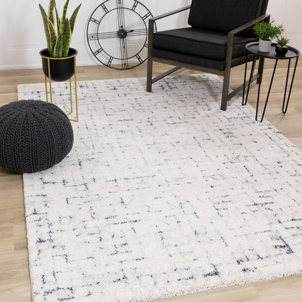 17 Stories Ahkeelah Performance Cream Rug & Reviews | Wayfair