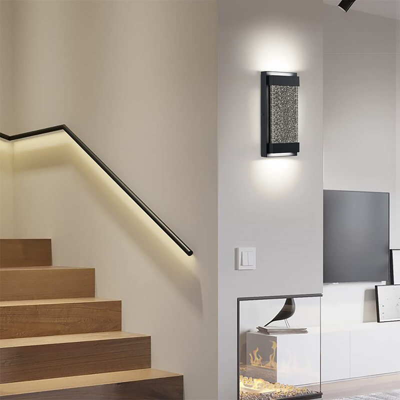 Orren Ellis Gattilier LED Corner Wall Light & Reviews | Wayfair