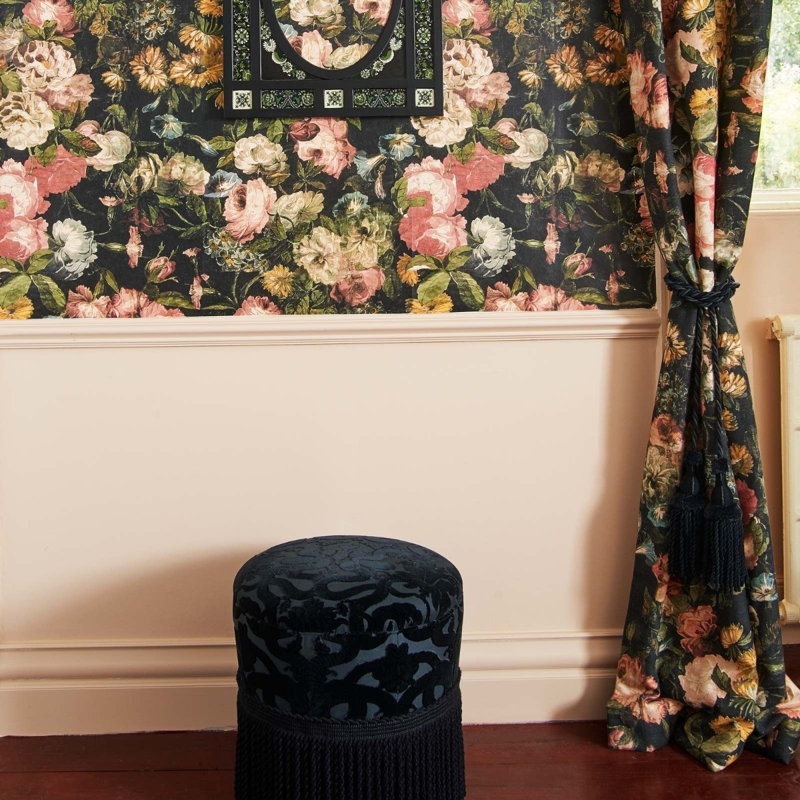 House of Hackney Midnight Garden Floral Wallpaper Roll | Perigold