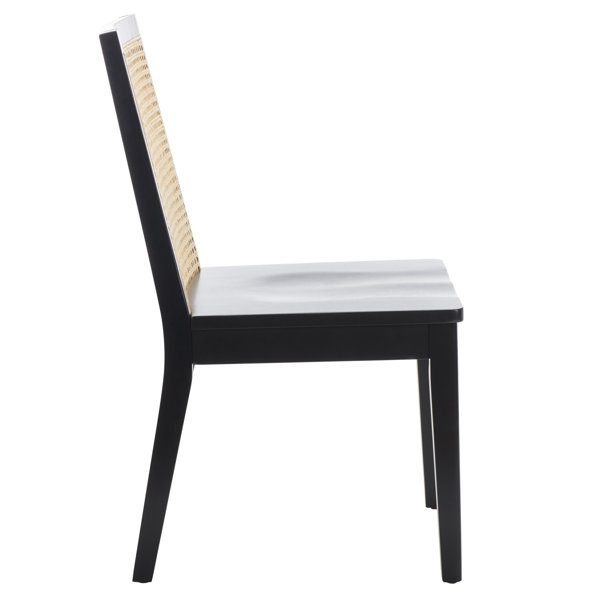 Sand & Stable Kalin Side Chair in Black/Natural | Wayfair