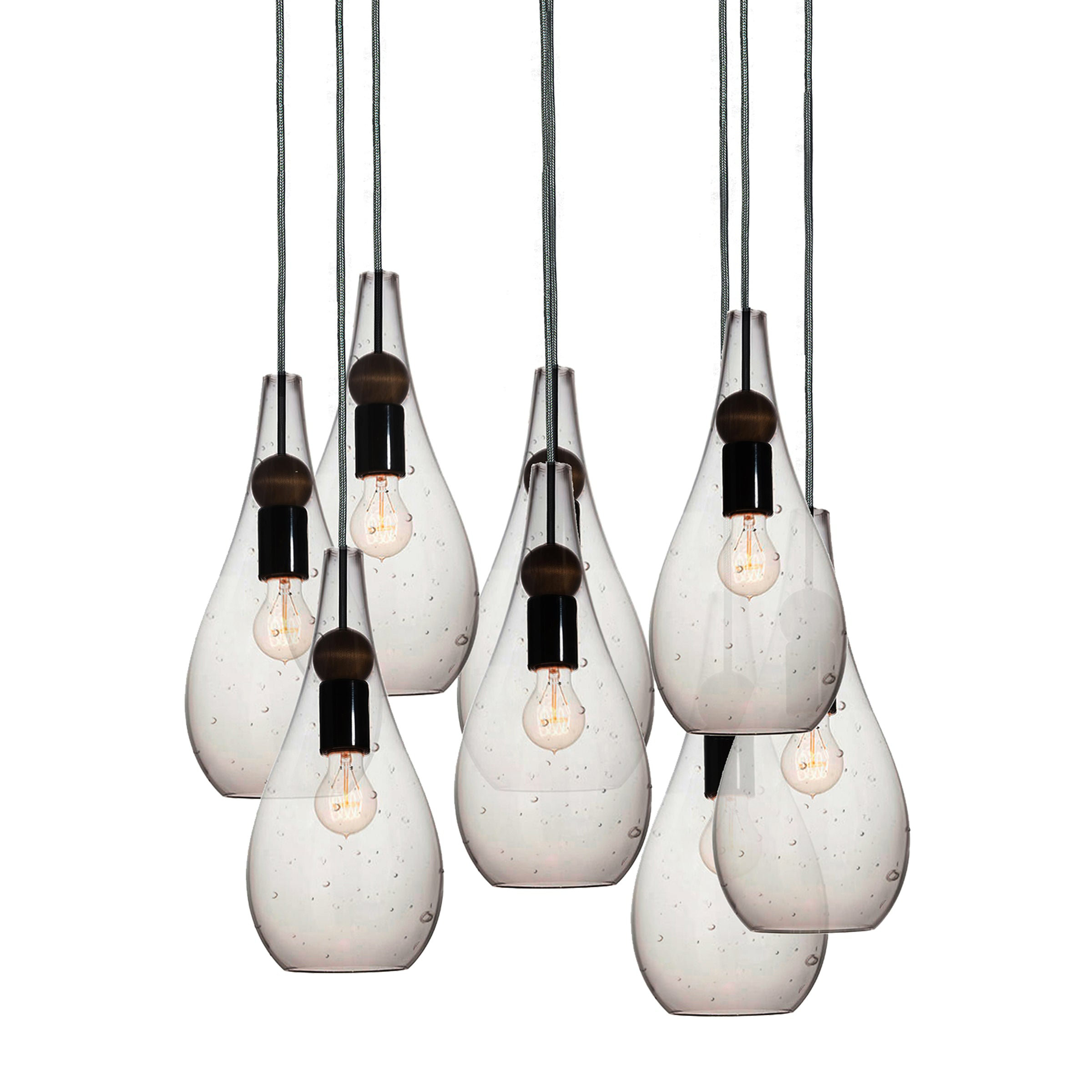 Hammers and Heels Earth 8 - Light Dimmable Globe Chandelier | Wayfair