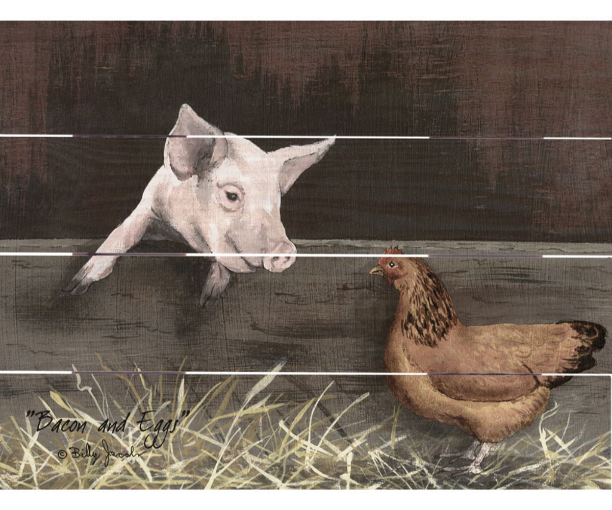 August Grove® Bacon and Eggs Wall Décor | Wayfair