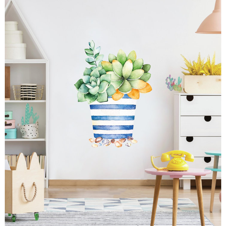 Dakota Fields Succulent Wall Decal | Wayfair
