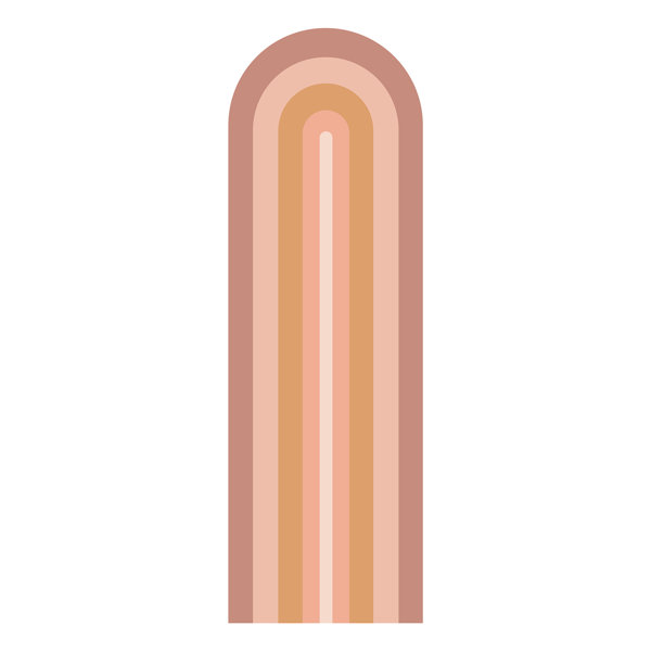 WallPops! Retro Rainbow Archway Decal | Wayfair