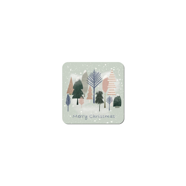 Denby Set Of 6 Christmas Trees Coasters | Wayfair.co.uk