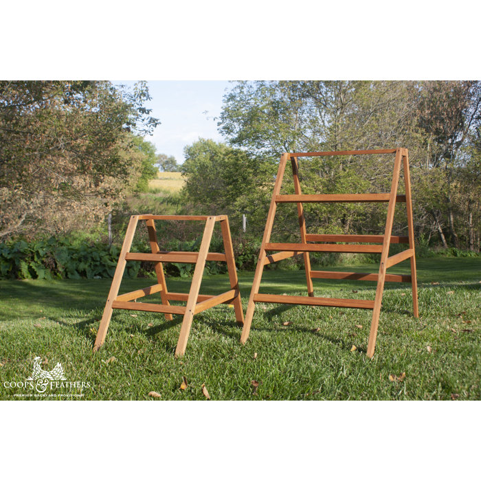 Coops & Feathers Portable A-Frame Roosting Ladder & Reviews | Wayfair