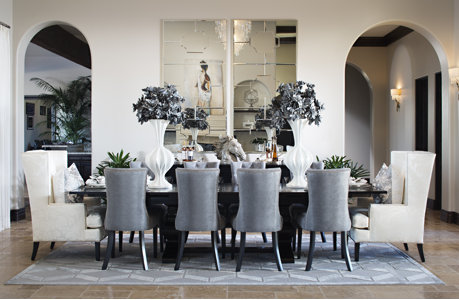 Glam Dining Room Design Photo by Tracy Lynn Studio | Wayfair